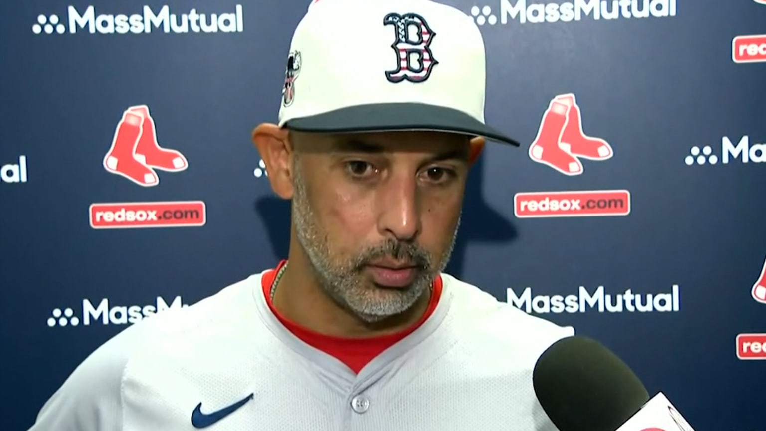 Alex Cora discusses the Red Sox's 6-5 win | 07/04/2024 | Boston Red Sox