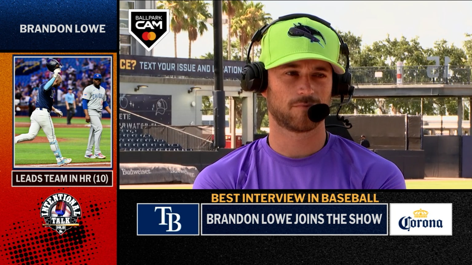 Brandon Lowe on his experience in baseball, more | 05/27/2025 | MLB.com