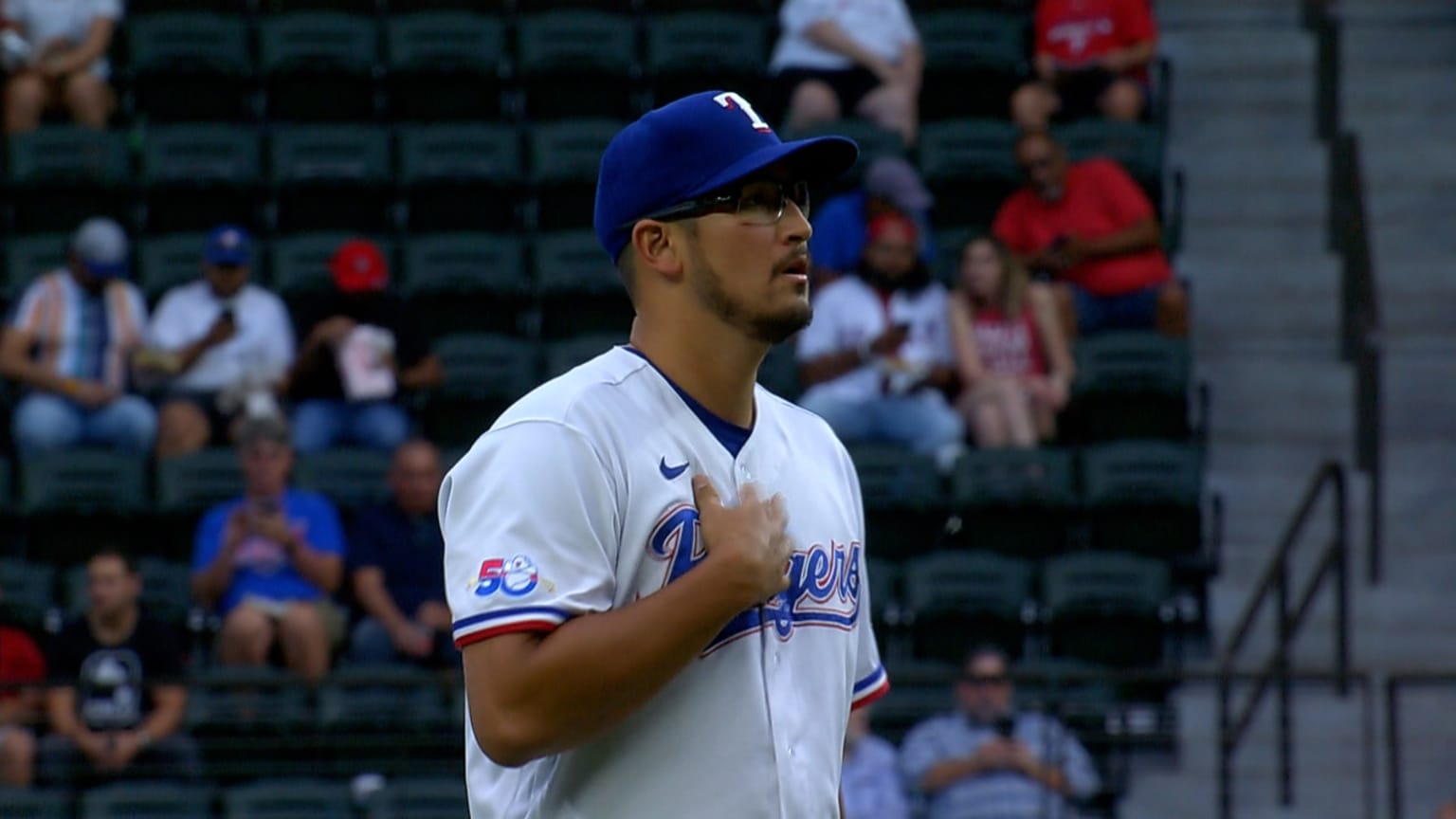 Dane Dunning strikes out five in 4 2/3 innings | 09/14/2022 | Texas Rangers