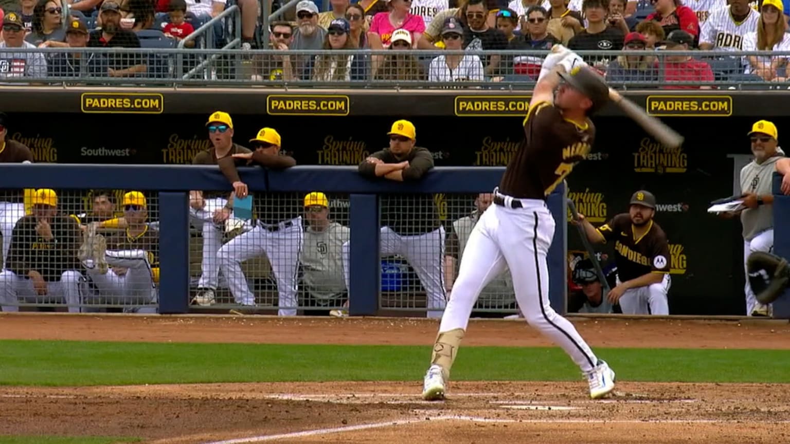 Jackson Merrill's two-run homer | 03/12/2024 | San Diego Padres
