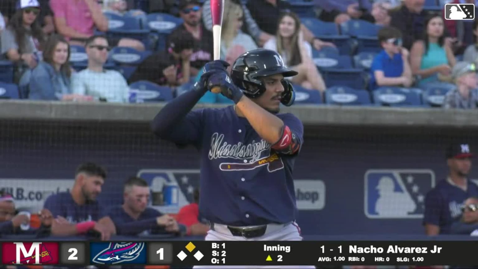 Nacho Alvarez Jr laces an RBI double | 04/05/2024 | MLB.com