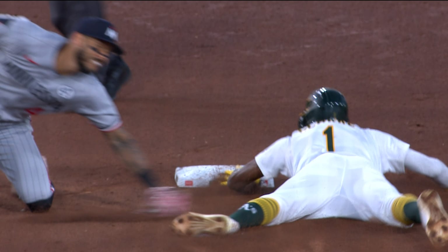 Denzel Clarke's third stolen base of the season | 06/02/2025 | Athletics