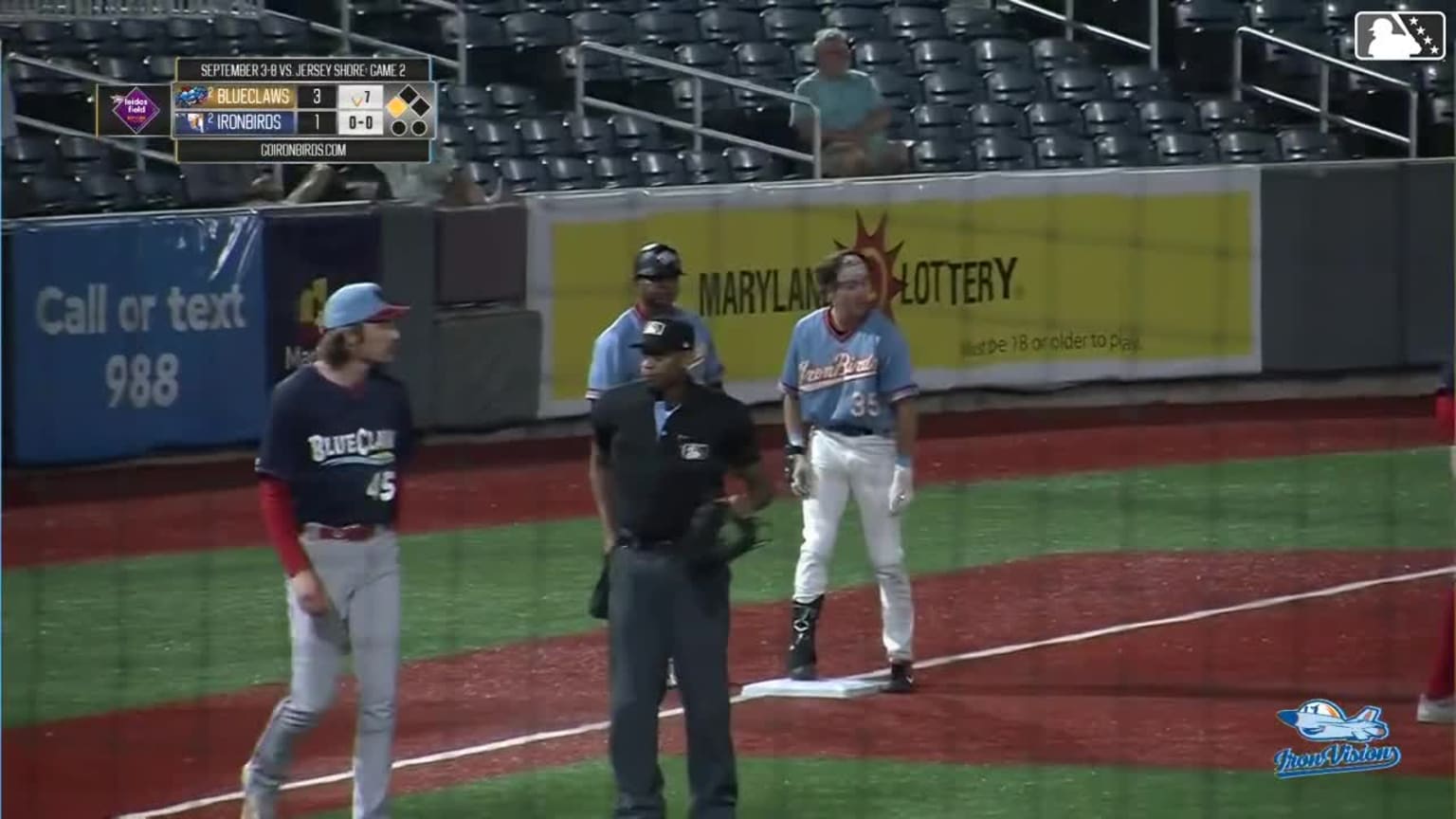 Austin Overn's first High-A triple | 09/05/2024 | Baltimore Orioles