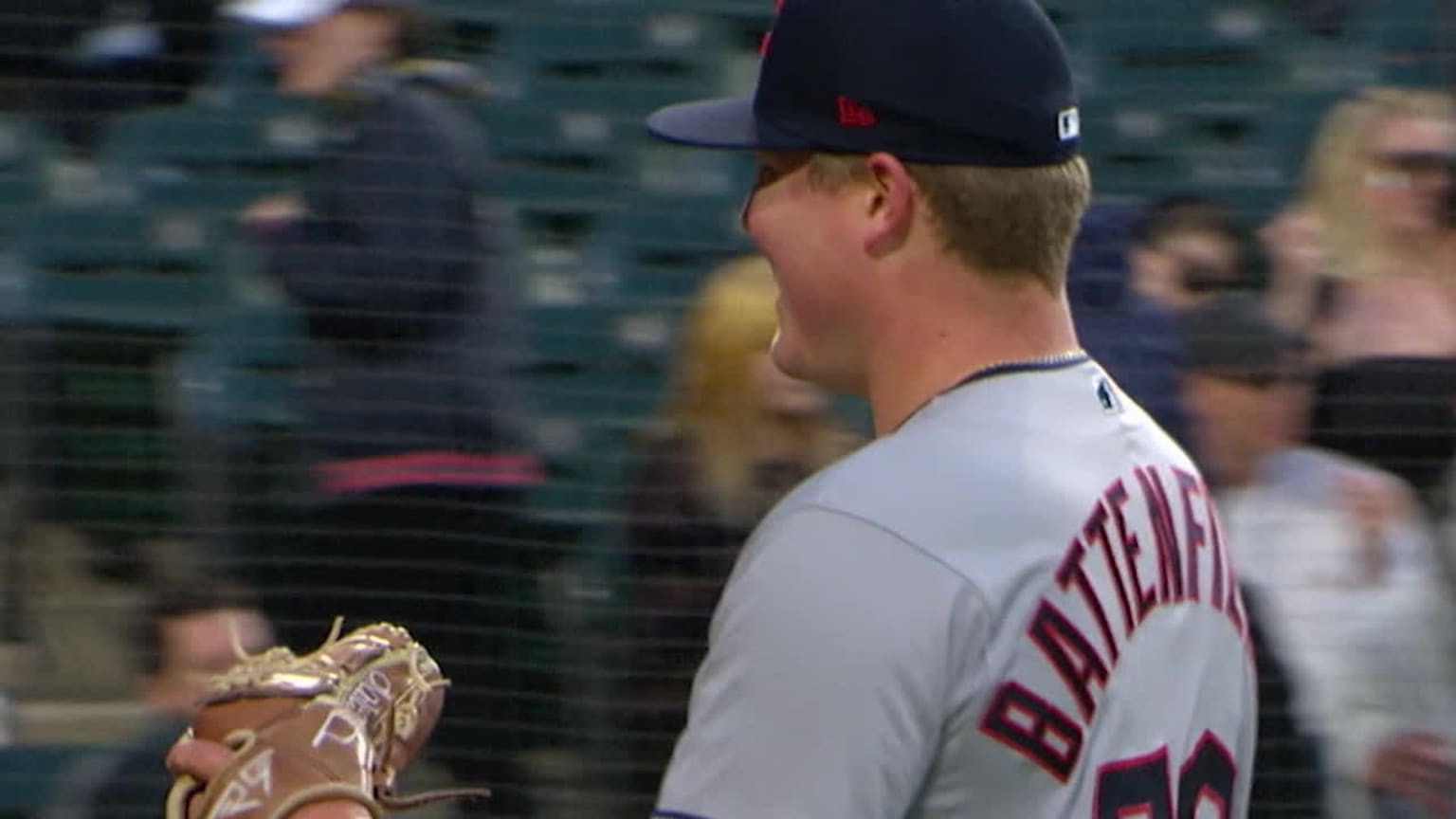 Peyton Battenfield strikes out Moncada | 05/17/2023 | Cleveland Guardians