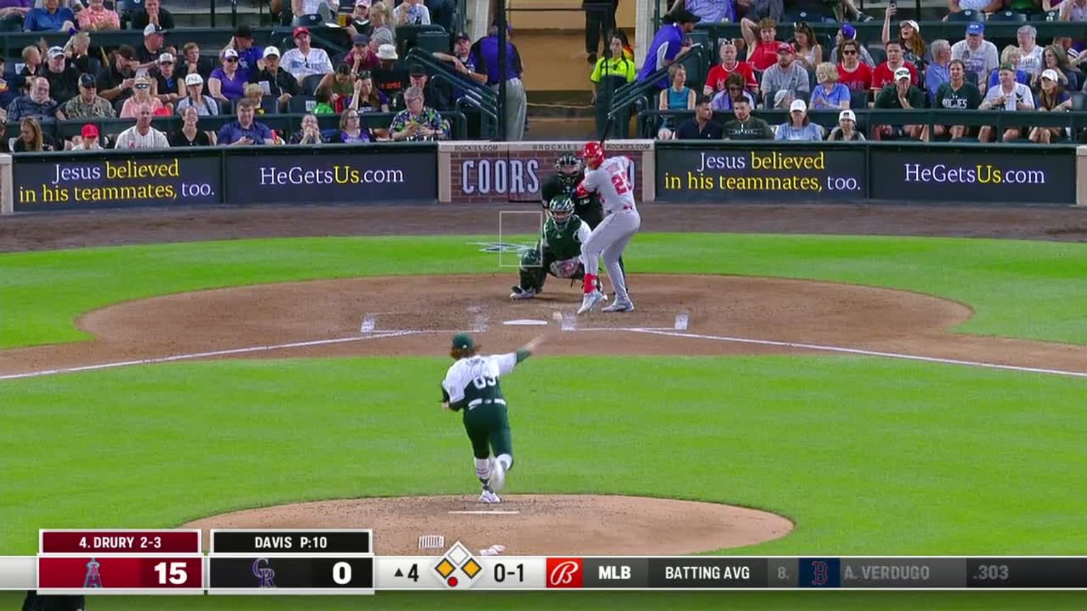 Drury pega sencillo impulsor | 24/06/2023 | Los Angels de Los Angeles