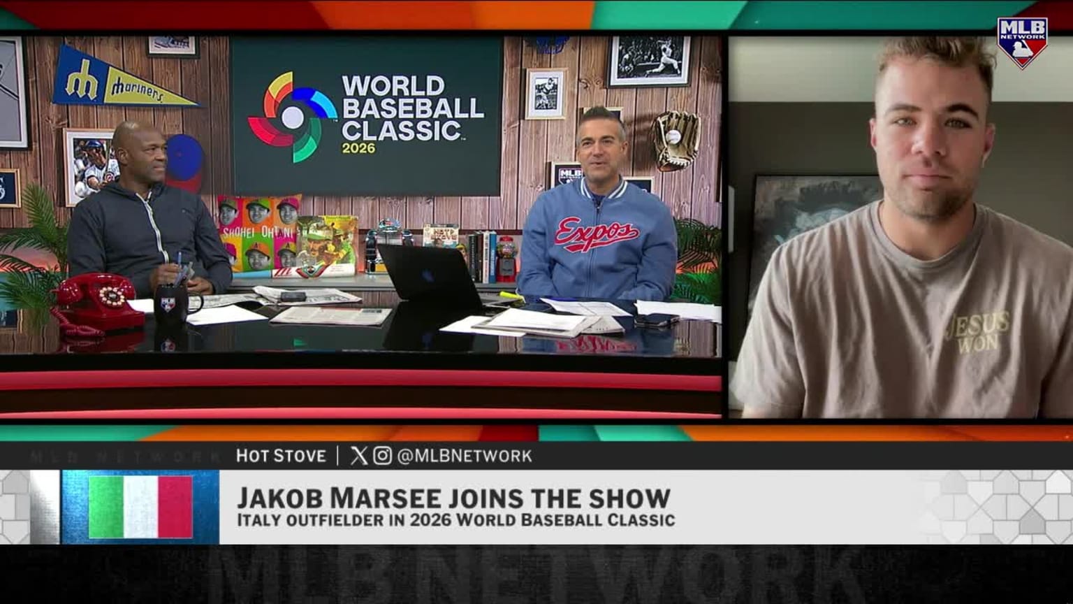 Jakob Marsee on playing for Team Italy, more | 03/10/2026 | Miami Marlins