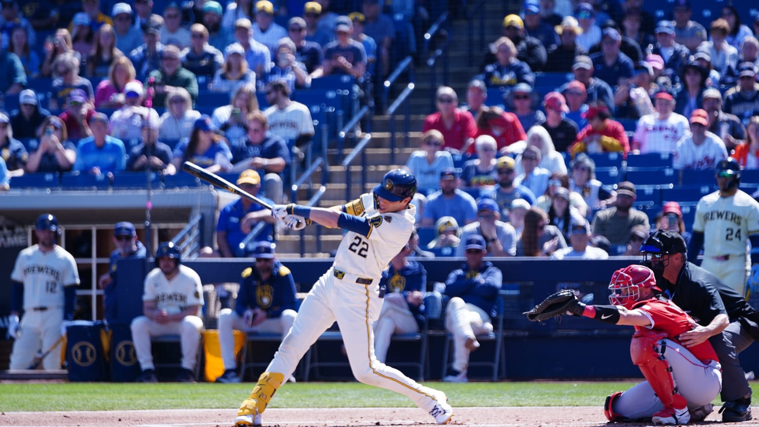 Christian Yelich's two-run home run | 03/10/2025 | Milwaukee Brewers