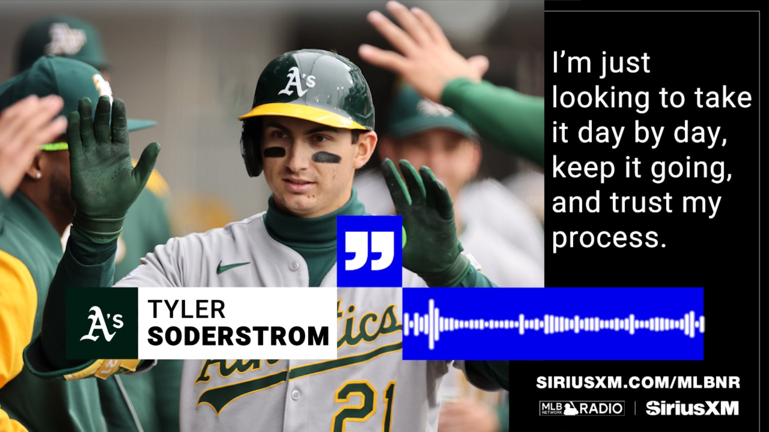 Tyler Soderstrom on his early-season success | 04/18/2025 | Athletics