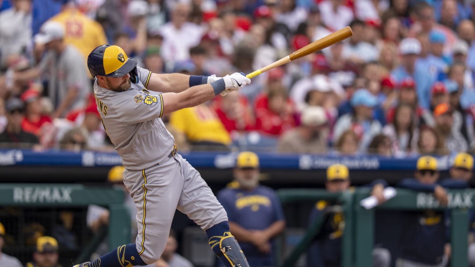 Rhys Hoskins' two home runs, six RBIs | 05/31/2025 | Milwaukee Brewers