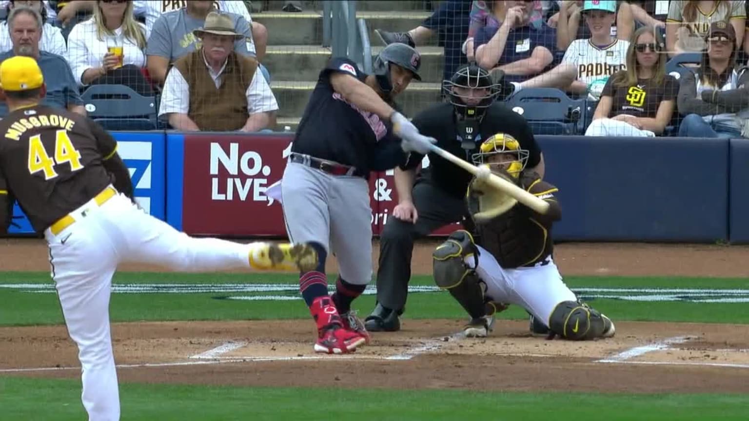 Josh Naylor drives home two runs in the 1st inning | 02/26/2024 ...