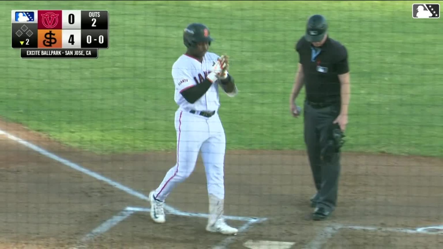 Dakota Jordan homers in his third consecutive game | 08/06/2025 | San Francisco Giants