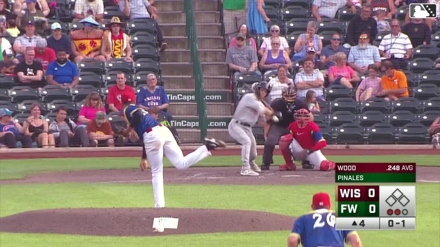 Matthew Wood's solo home run | 06/19/2024 | Milwaukee Brewers