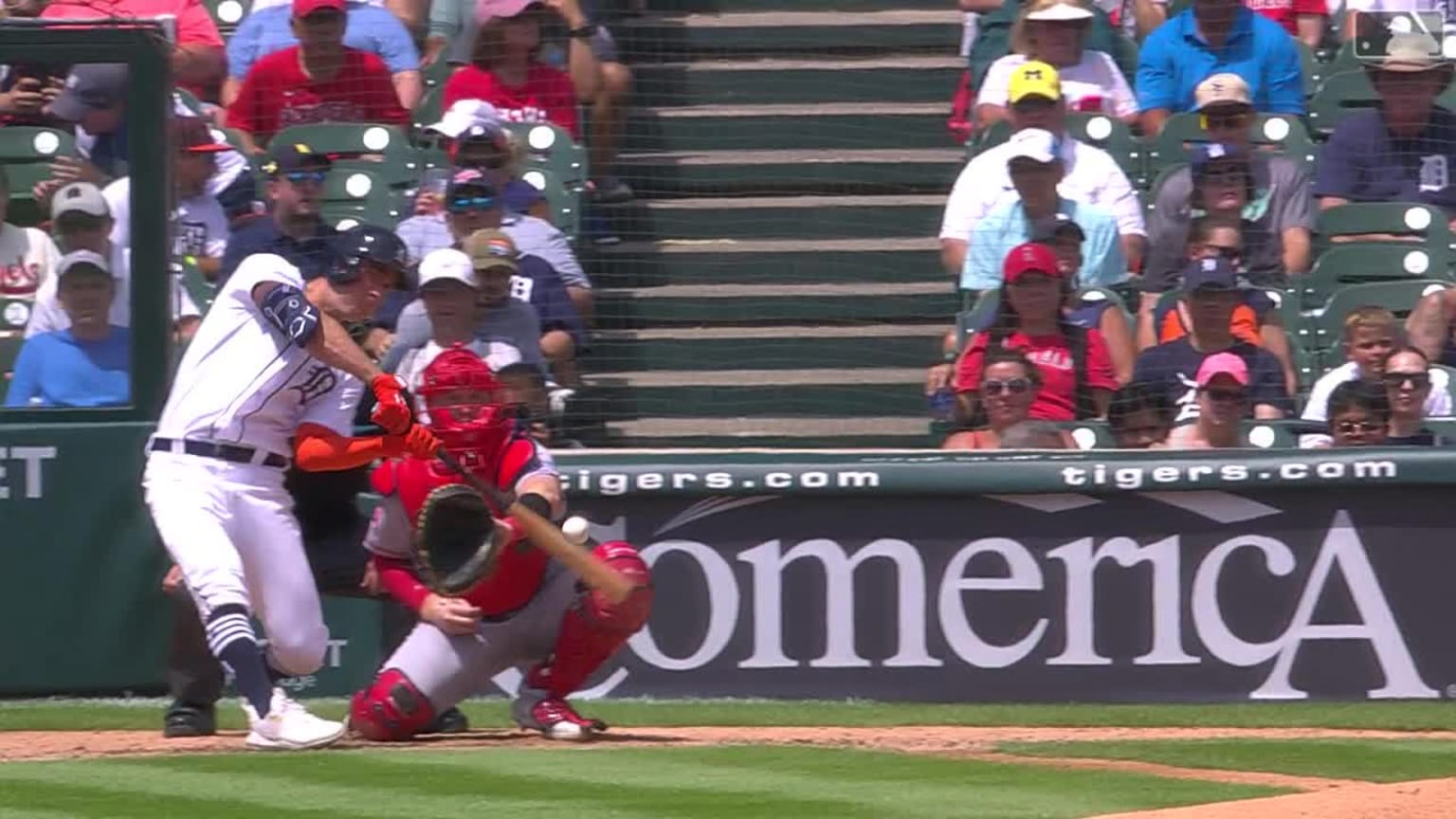 Carpenter laces single for Tigers' first hit in 5th | 07/27/2023 ...