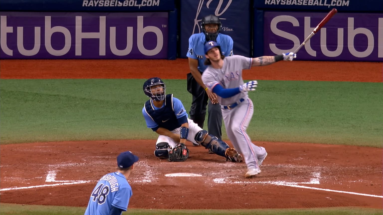 Jonah Heim puts the Rangers on the board with solo HR | 09/17/2022 ...