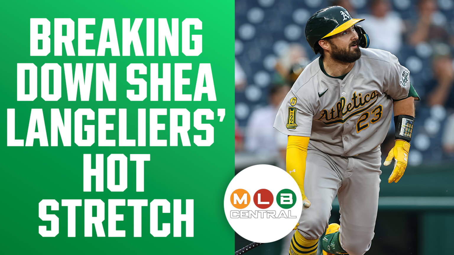 Breaking down Shea Langeliers' hot streak | 08/06/2025 | Athletics