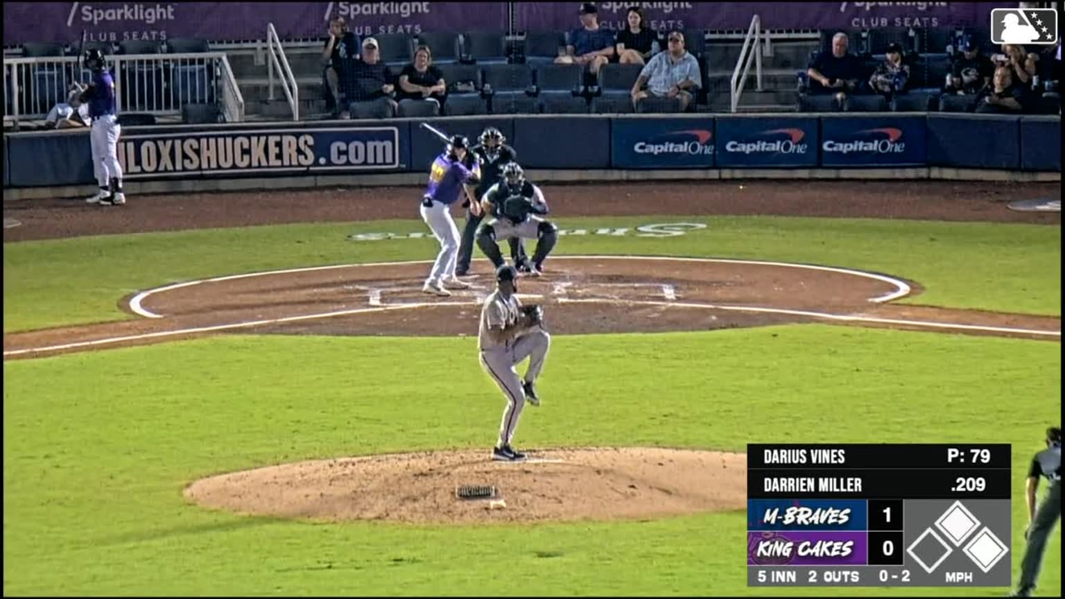 Darius Vines' 11th strikeout of the game | 08/14/2024 | MLB.com