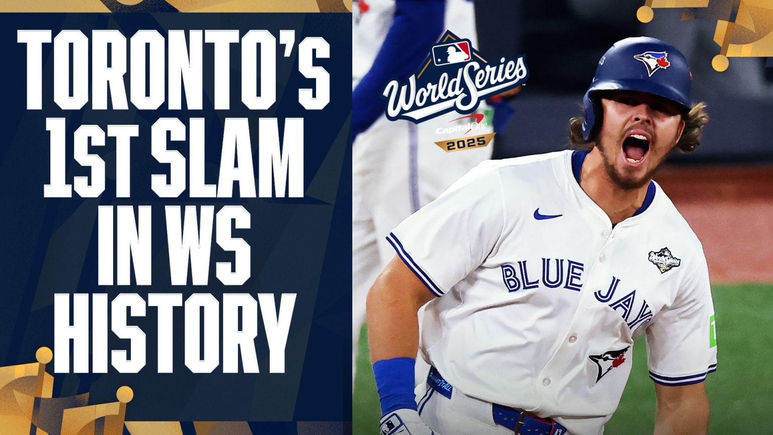 Addison Barger's grand slam | 10/24/2025 | Toronto Blue Jays