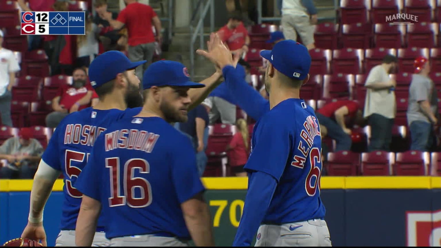 Hosmer, Merryweather realizan el out final | 04/04/2023 | Los Cubs de ...