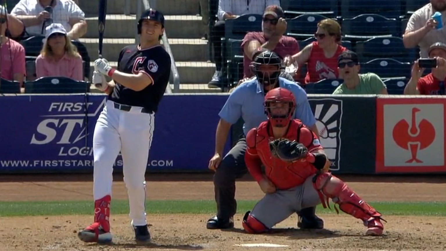 Chase DeLauter's RBI double | 03/22/2026 | MLB.com