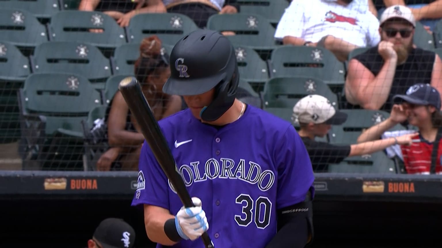 Primer turno al bate de Aaron Schunk en MLB | 29/06/2024 | Los Rockies de Colorado