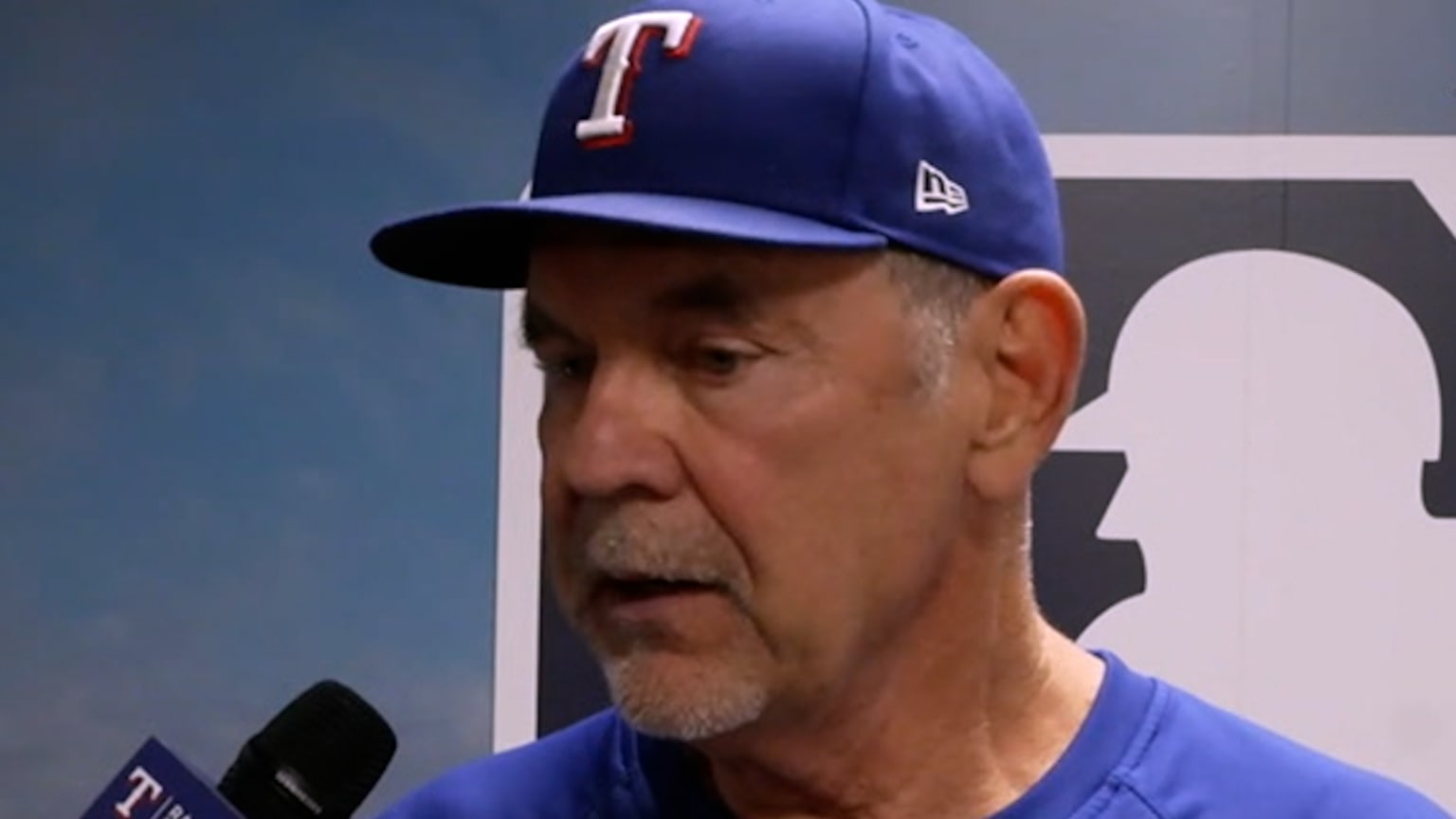 Bruce Bochy on Jacob deGrom's start and the loss | 07/28/2025 | Texas ...