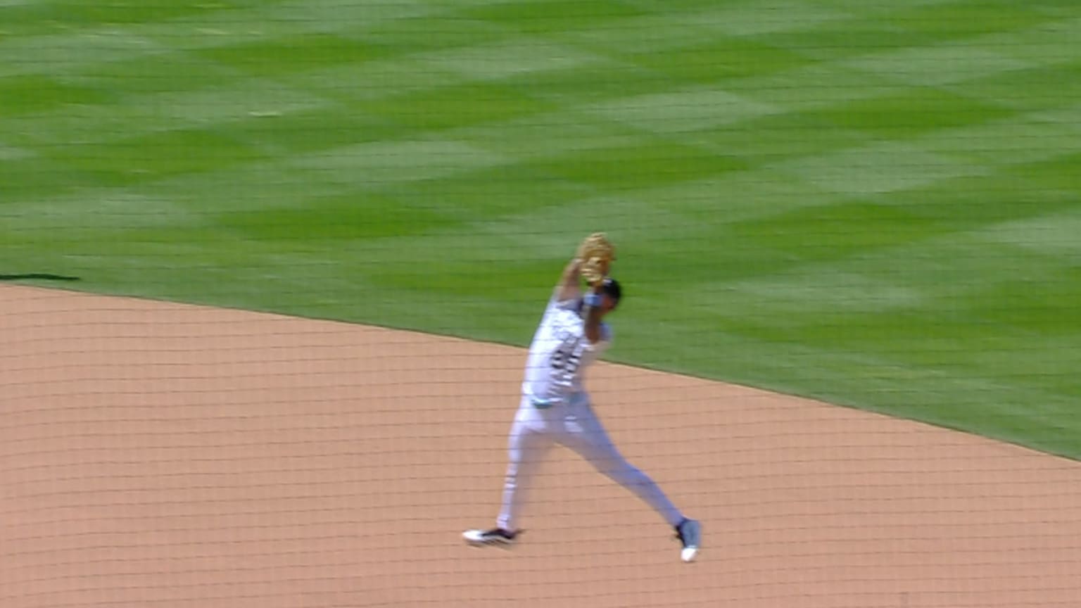 Warming Bernabel's leaping grab | 08/06/2025 | MLB.com