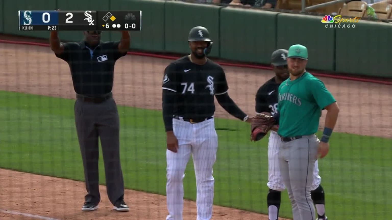 Eloy Jiménez rips an RBI single in the 6th inning | 02/24/2024 | Chicago White Sox