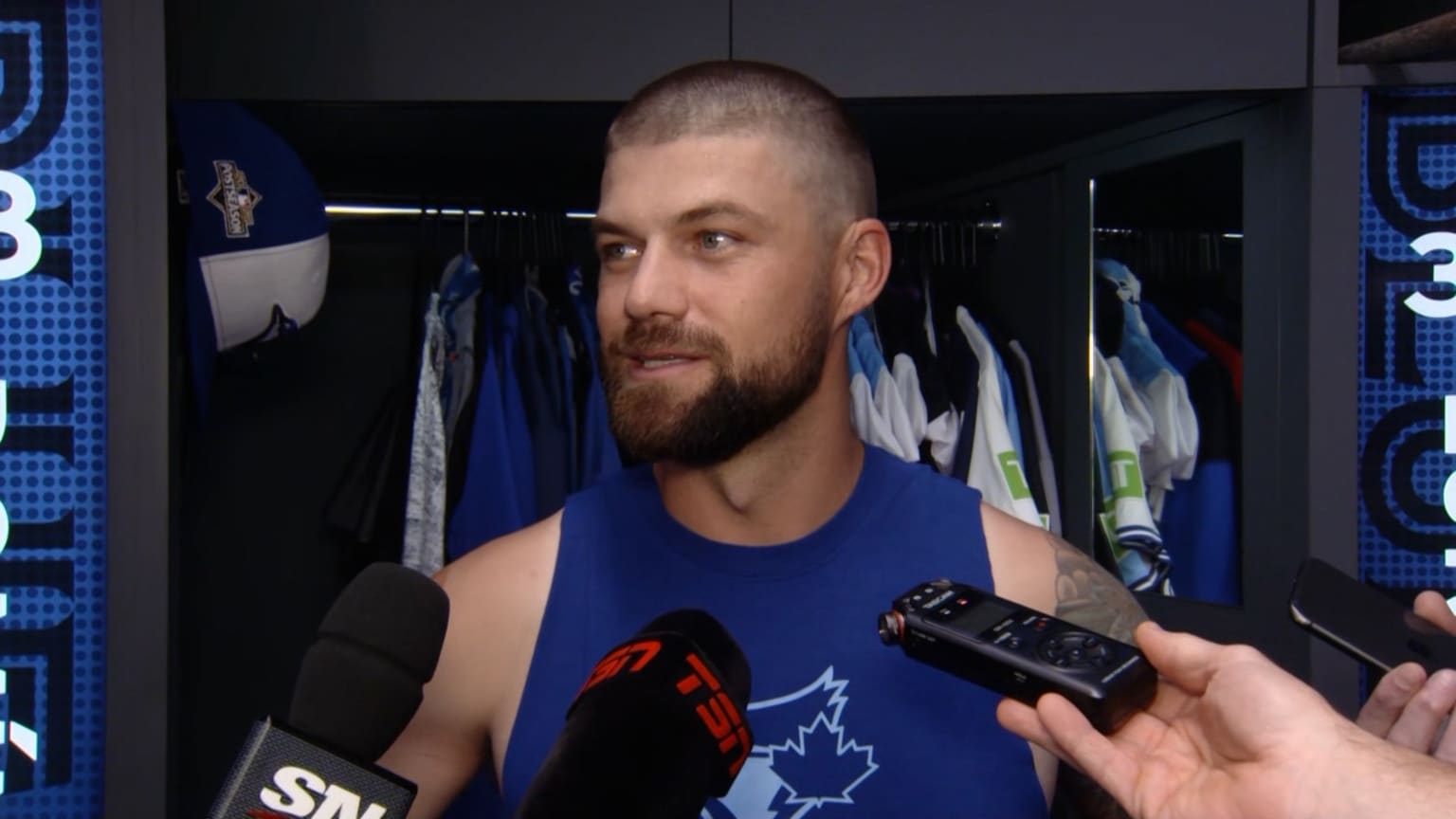 Nathan Lukes on his big two-run double, 10-1 win | 10/04/2025 | MLB.com