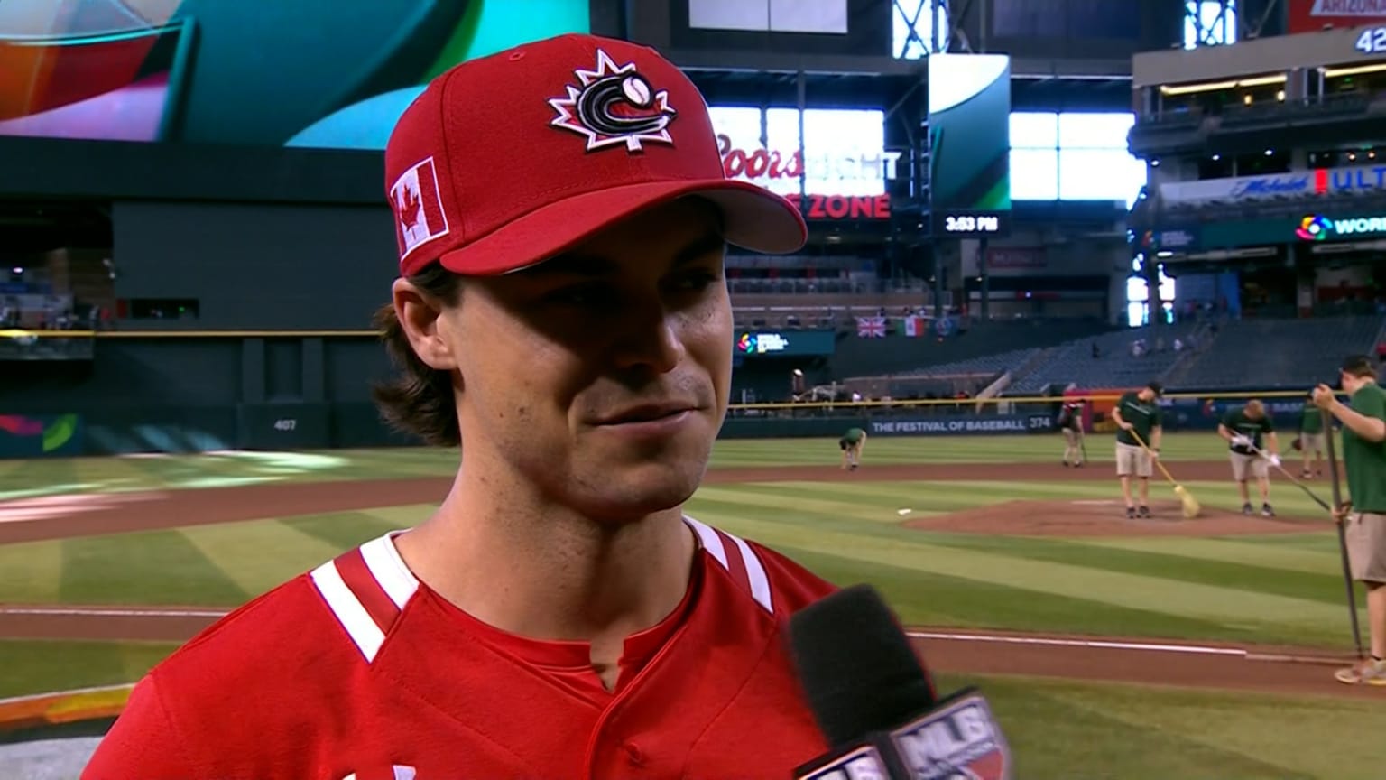 Jacob Robson talks about Team Canada's big win | 03/12/2023 | New York Mets