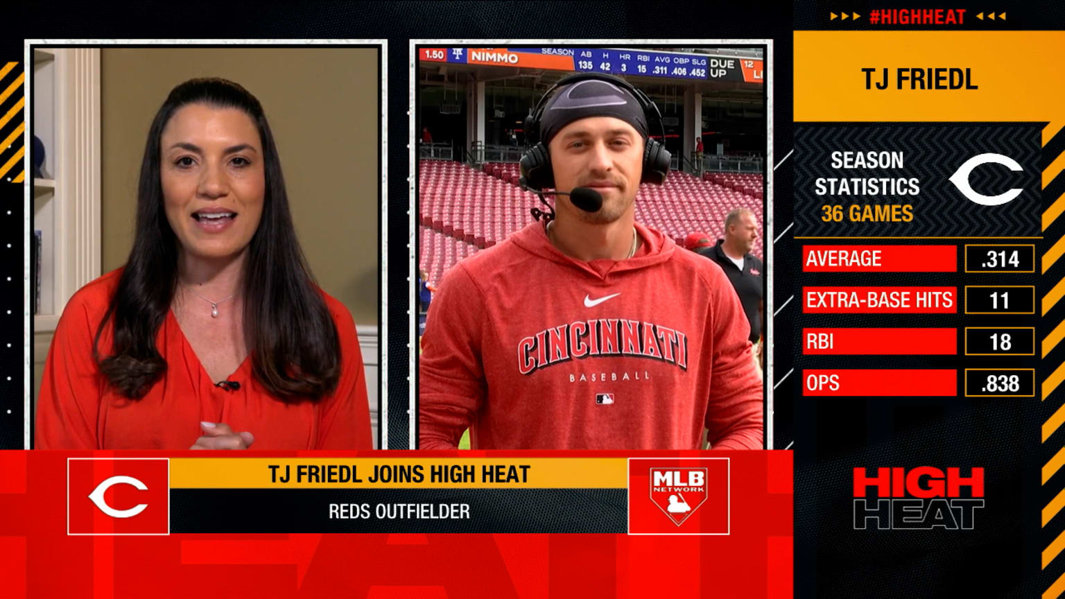 TJ Friedl on his walk-off hit, first homer and more | 05/11/2023 ... TJ Friedl on his walk-off hit, first homer and more | 05/11/2023 ...