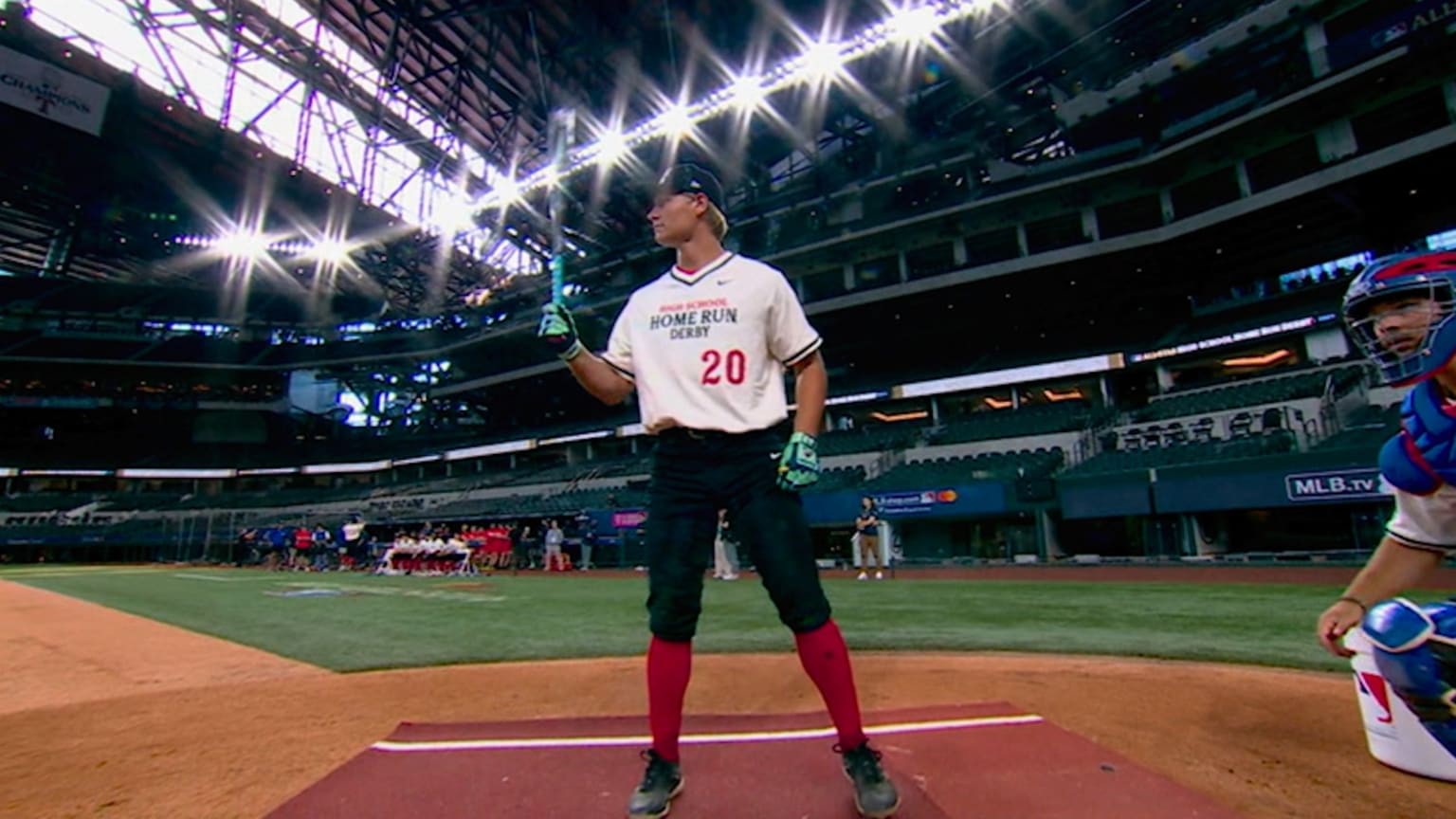 Jacob Parker's 1st round at the High School HR Derby | 07/13/2024 | MLB.com