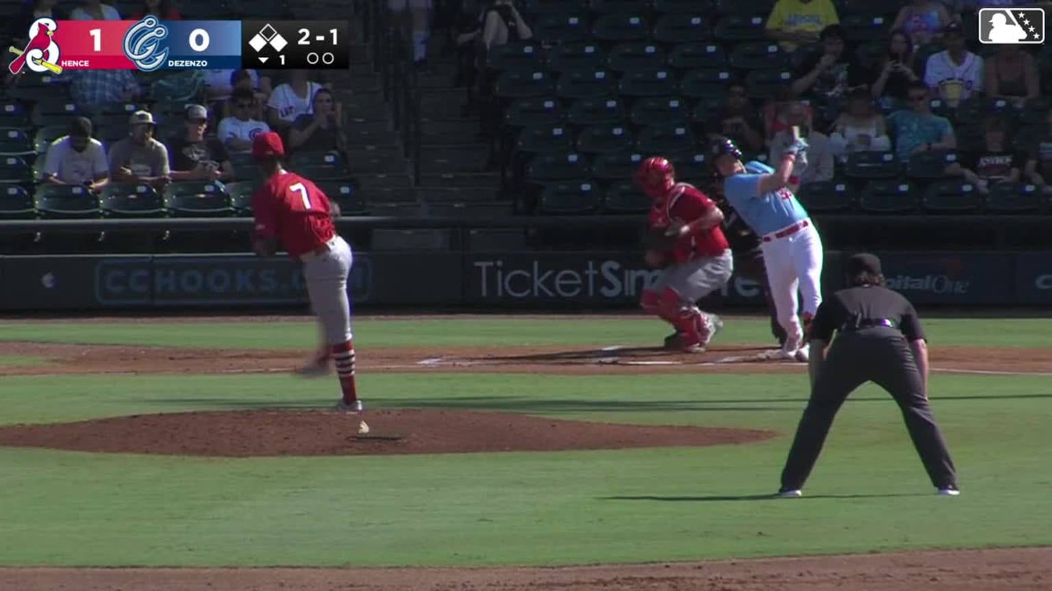 Zach Dezenzo's broken-bat bloop RBI single | 06/23/2024 | MLB.com