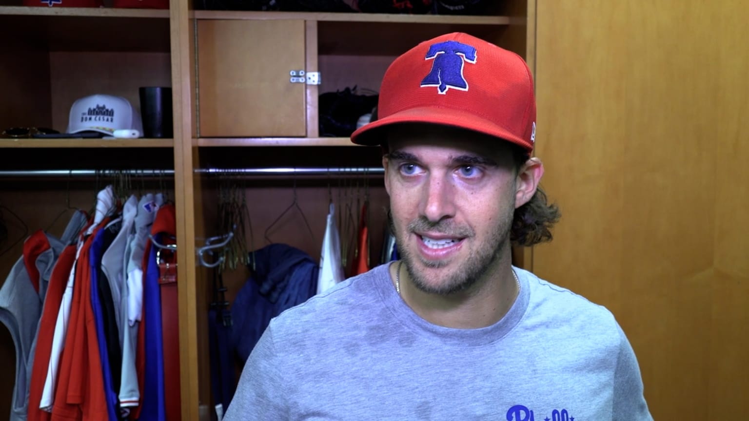 Aaron Nola on adjusting to the pitch clock and more | 02/26/2024 ...