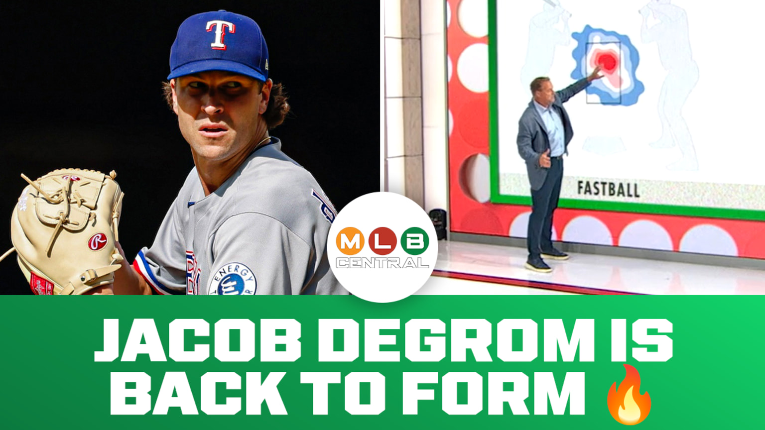 Jacob deGrom's efficiency and improved play of late | 06/09/2025 ...