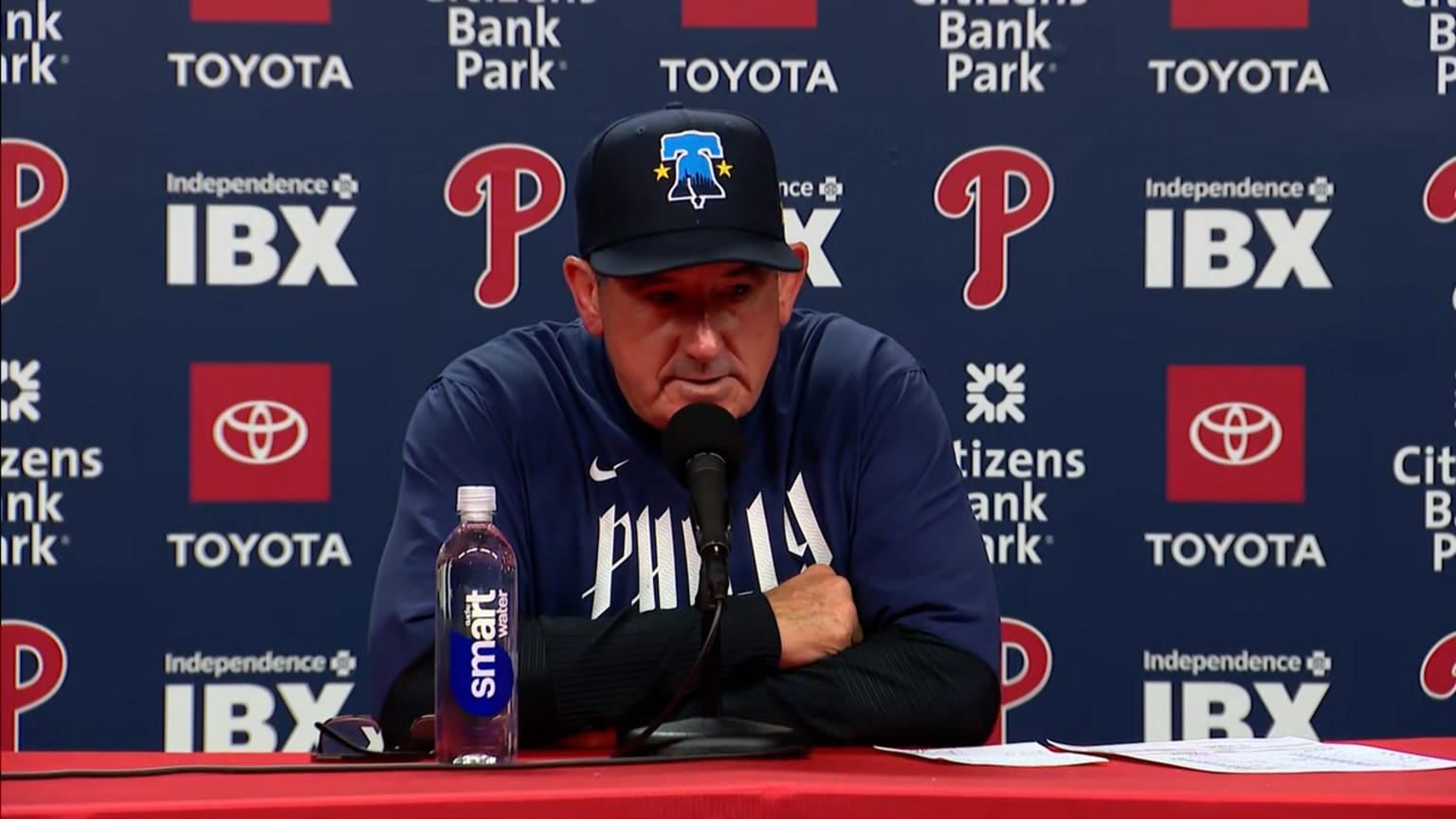 Rob Thomson talks Harper's ejection, win vs. Tigers | 08/01/2025 | MLB.com