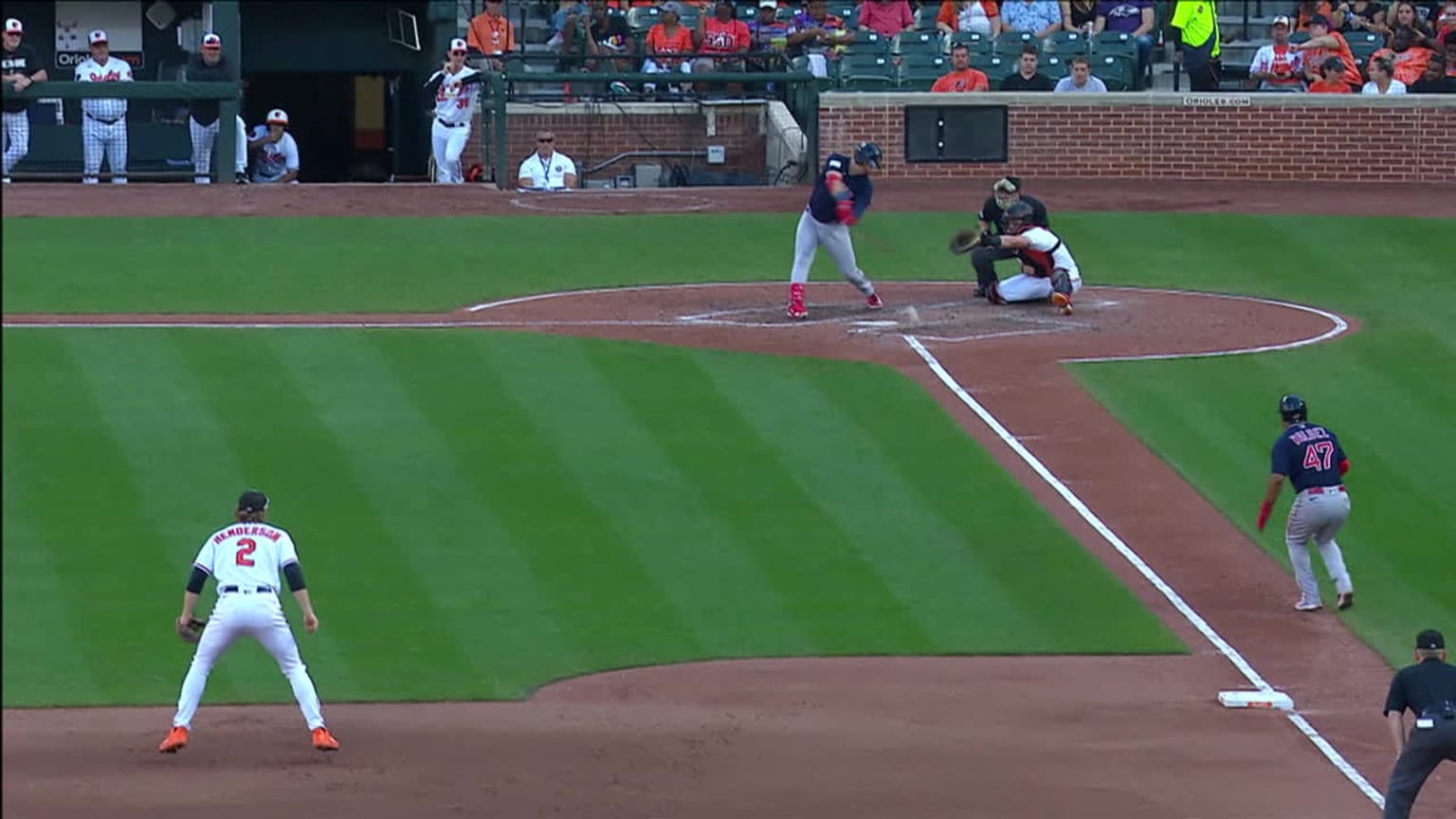 Red Sox score on a fielder's choice in the 7th inning | 10/01/2023 ...