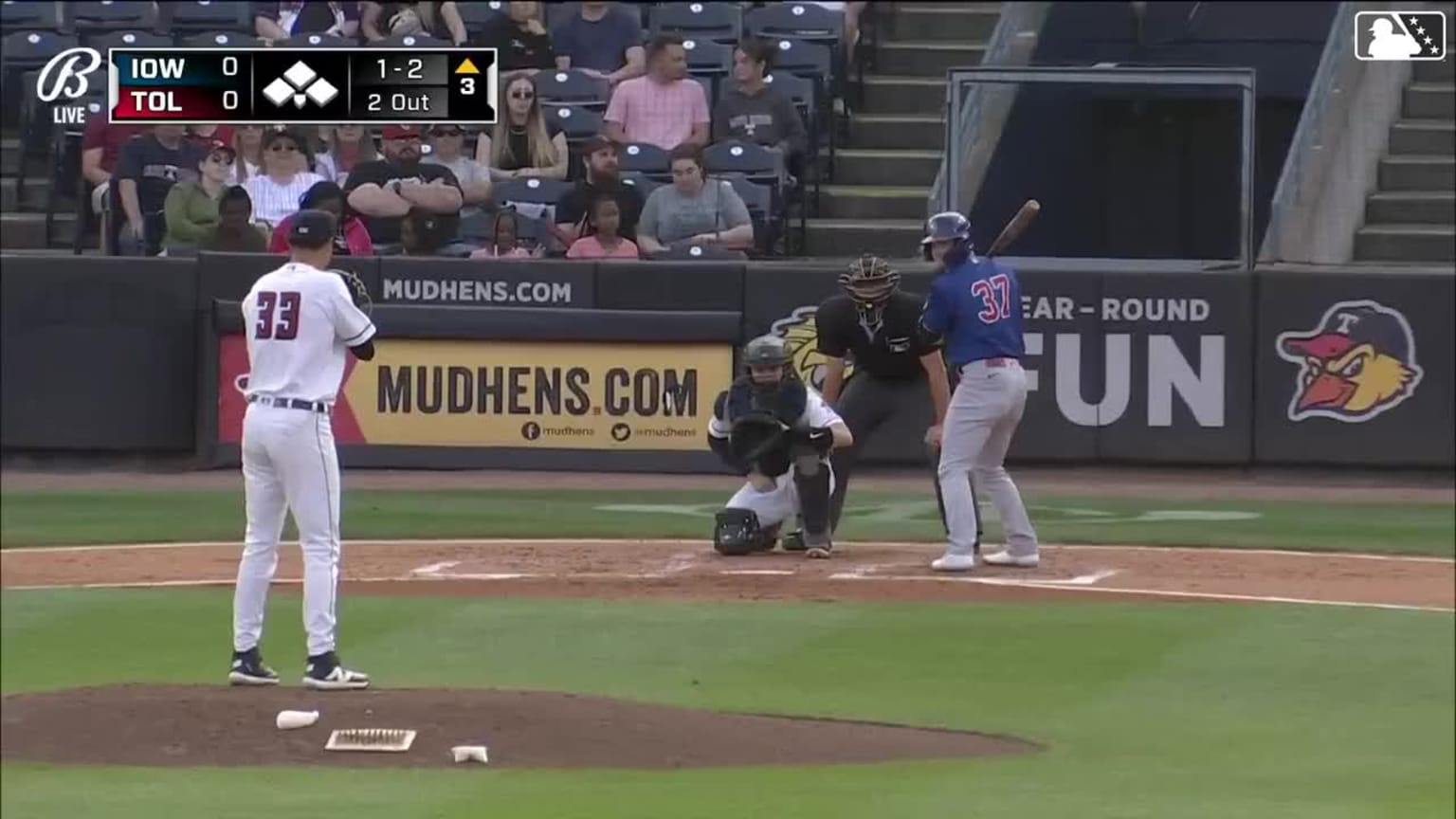 Matt Shaw hits a home run to right field | 08/22/2024 | Chicago Cubs