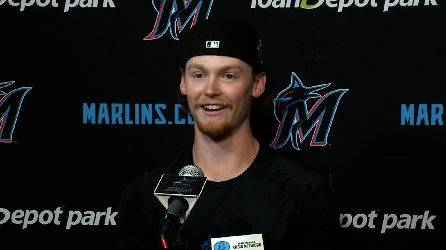 Max Meyer talks about his dominant 14-strikeout start | 04/21/2025 ...