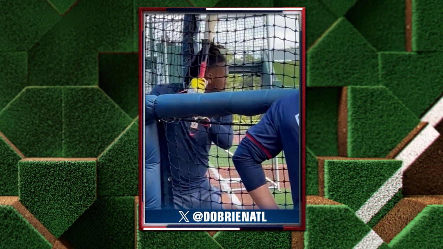 Acuña Jr. takes a few practice swings at Braves camp | 02/19/2024 ...