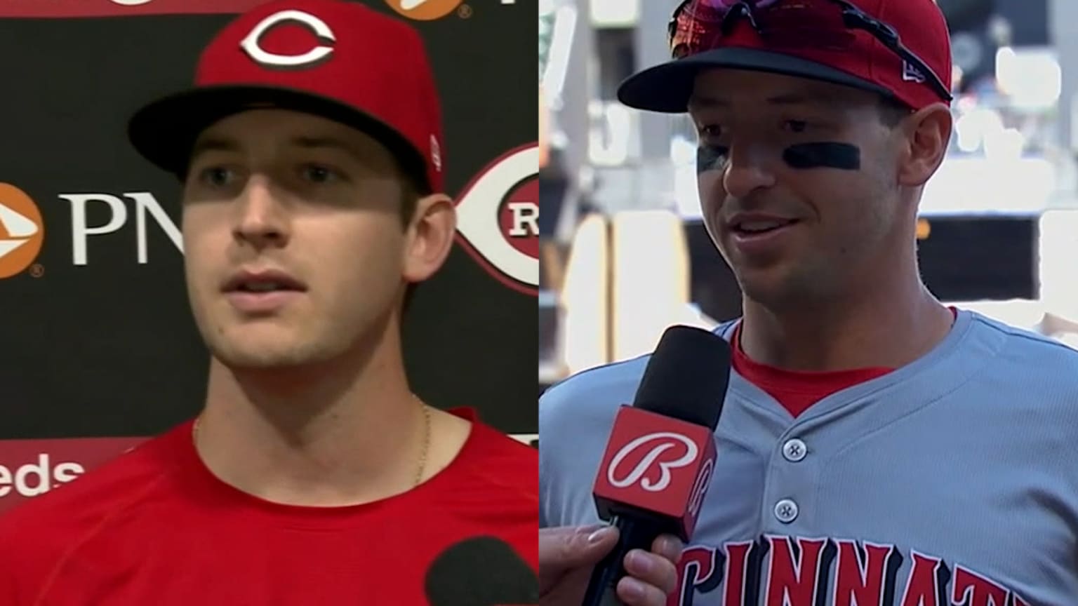 Nick Lodolo, Spencer Steer, Luke Maile on 5-0 victory | 04/13/2024 ...