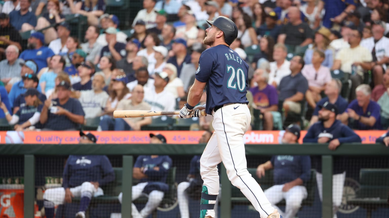 Luke Raley's solo homer (14) | 08/08/2024 | Seattle Mariners