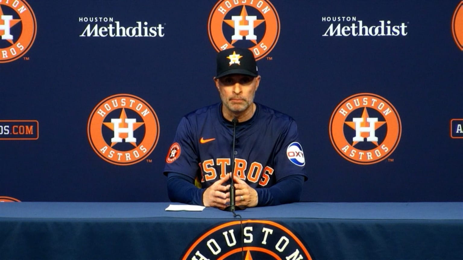 Joe Espada discusses the Astros' 5-0 loss | 05/04/2024 | Houston Astros