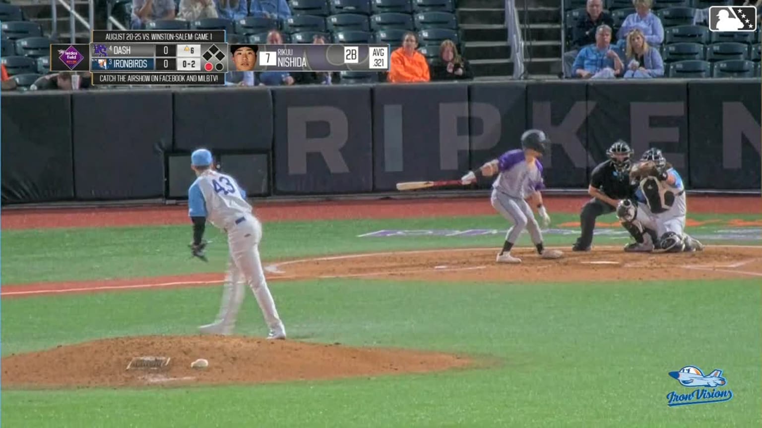 Zach Fruit's fourth strikeout in hitless outing | 08/21/2024 | MLB.com