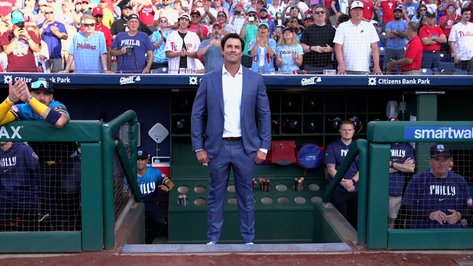 Cole Hamels honored at his retirement ceremony | 06/21/2024 ...