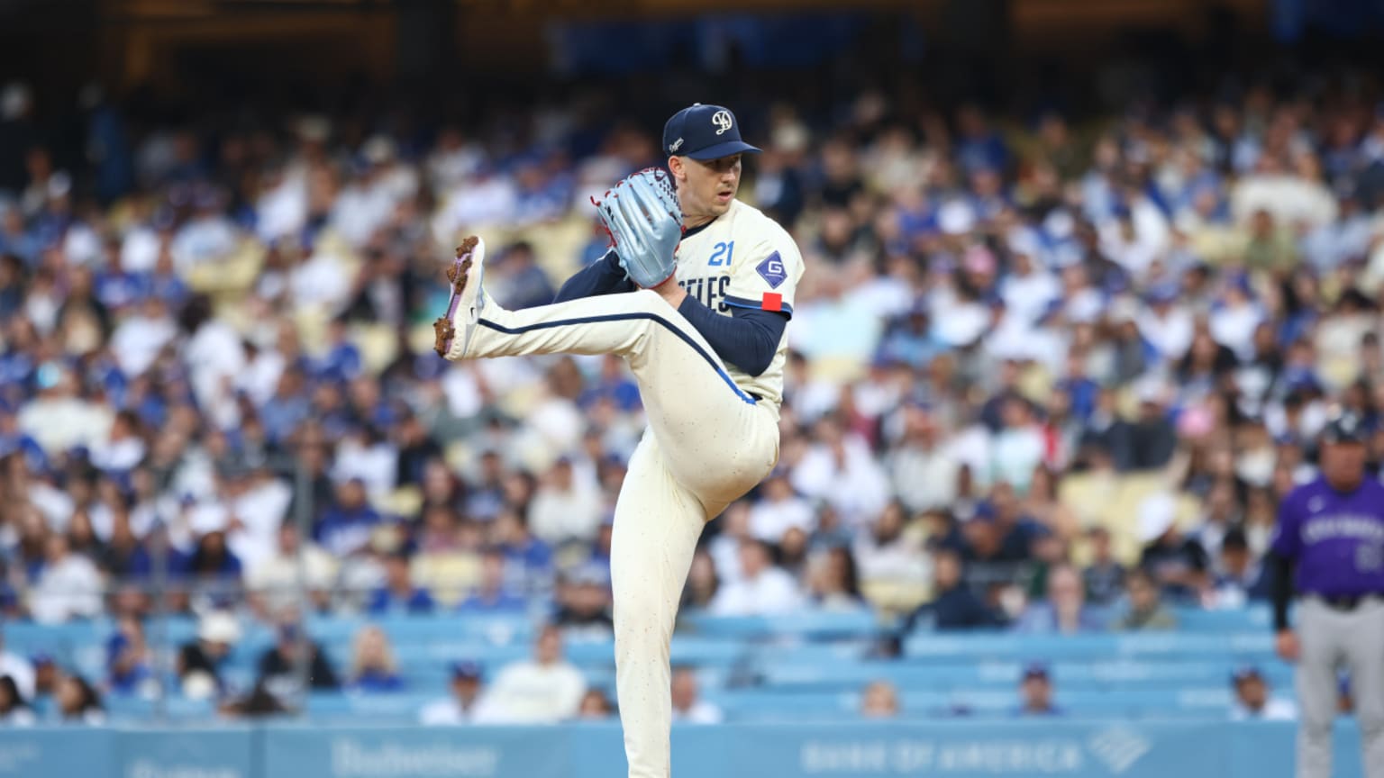 Walker Buehler strikes out Sam Hilliard | 09/21/2024 | Los Angeles Dodgers