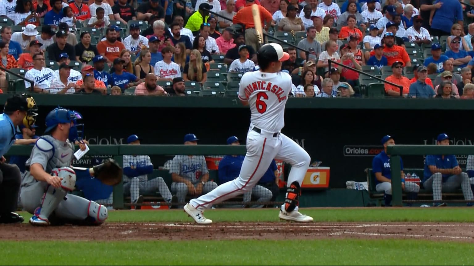 Ryan Mountcastle rips an RBI double down the line | 07/17/2023 ...