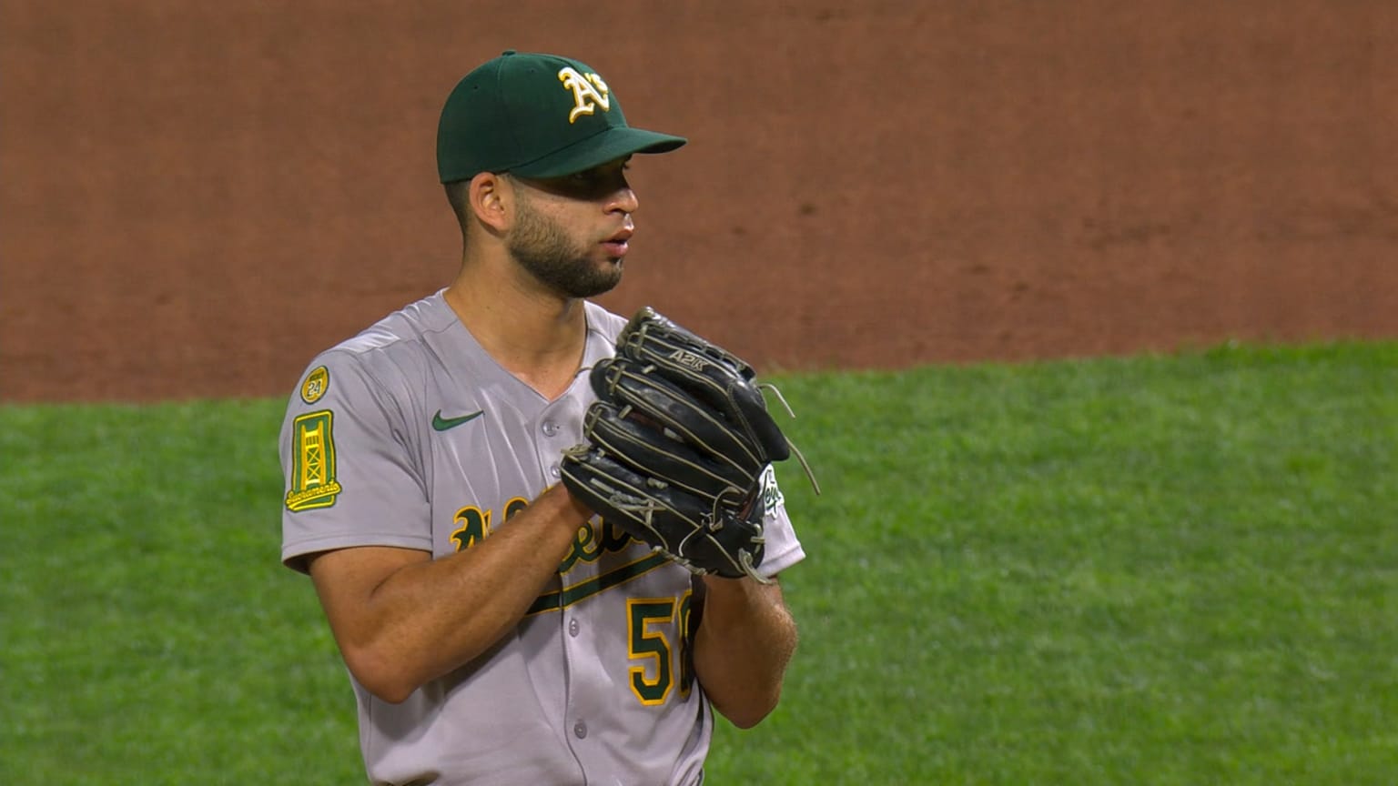 Luis Morales strikes out four in six innings | 09/20/2025 | Athletics