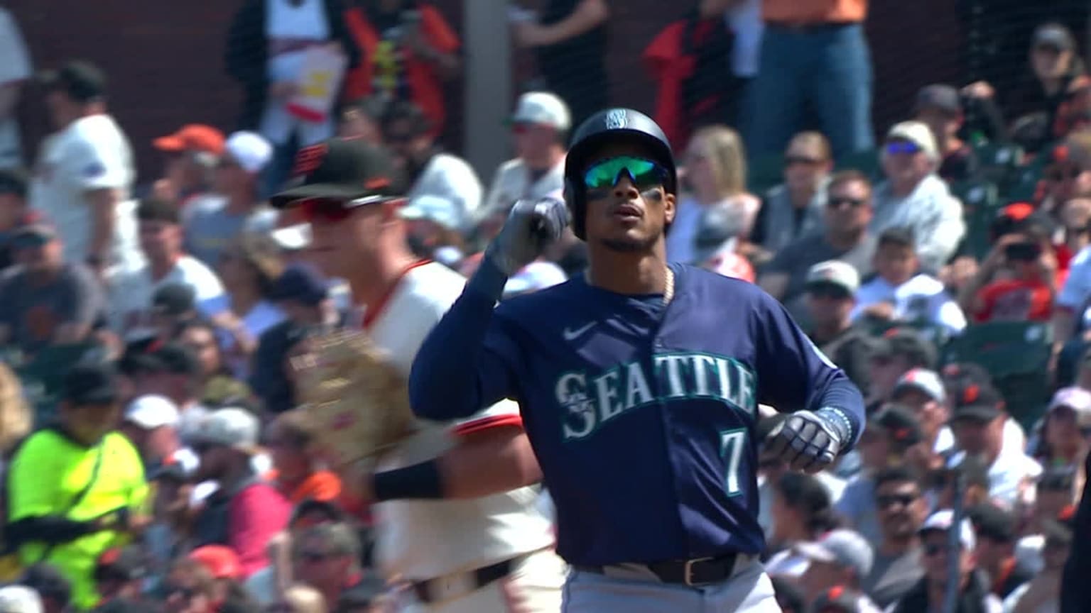 Jorge Polanco ties the score with an RBI knock | 04/04/2025 | Seattle ...