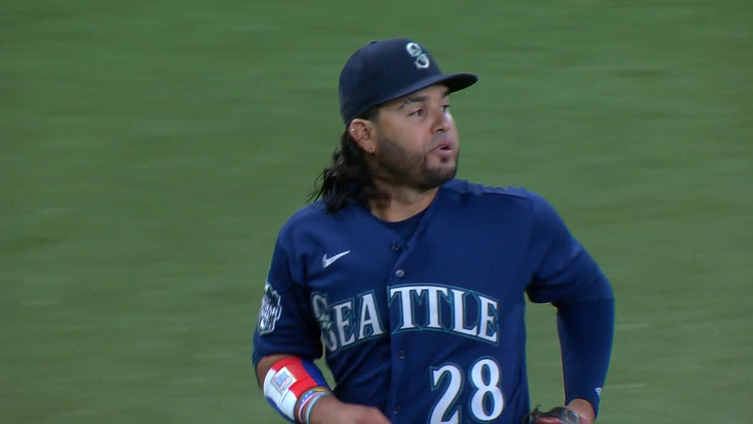 Eugenio Suárez makes a leaping grab to end the 1st | 09/23/2023 ...