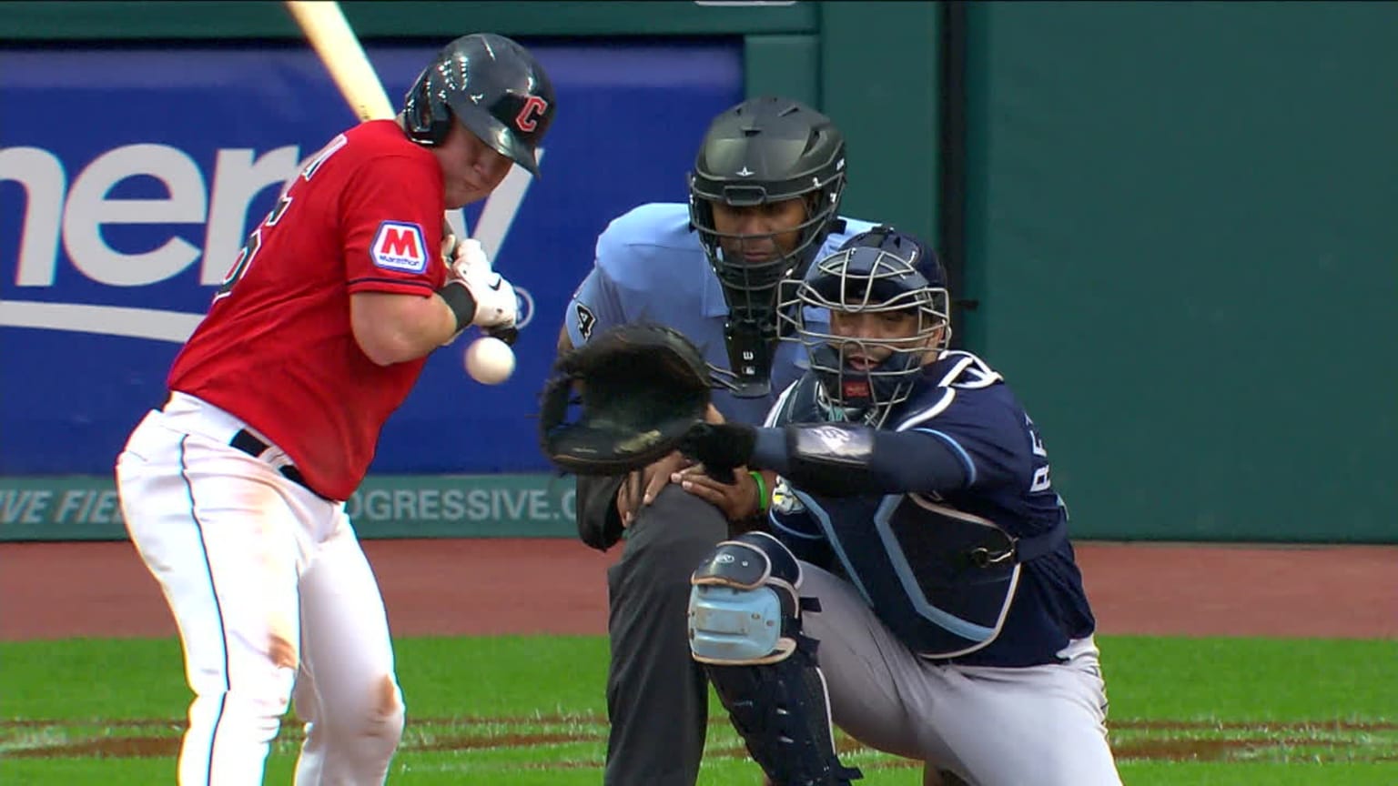 Tampa Bay challenges Calhoun's hit-by-pitch call | 09/02/2023 ...